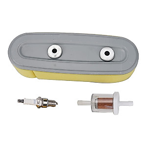 SGBTB Air Filter Spark Plug for Honda GXV120 GV200 HR194 HR195 HRA214 HRA215 HRC215 HR21 Lawn Mower 17210-ZE6-505 17210-ZE6-003