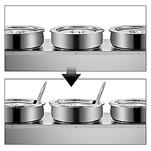 Commercial Soup Warmer 29.6 Qt Capacity, Electric Food Warmer Stainless Steel with Tap