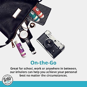 Wild Essentials 3 Pack of Quit Smoking Aromatherapy Nasal Inhalers Made with 100% Natural, Therapeutic Grade Essential Oils to Help You Kick The Habit and Quench The Cravings