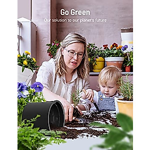 Paris Rhône Smart Waste Kitchen Composter, FoodCycler Eco-Friendly Electric Kitchen Compost Bin Sustainable Indoor Countertop Food Cycler with 3 Modes, Odor-Free, Fertilizes Your Garden