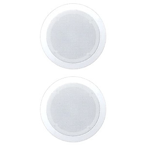8) New PYLE PRO PDIC61RD 6.5'' 200W 2-Way In-Ceiling/Wall Speaker System White