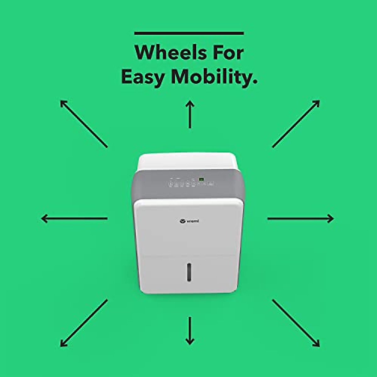 Vremi 35 Pint 3,000 Sq. Ft. Dehumidifier Energy Star Rated for Medium Spaces and Basements