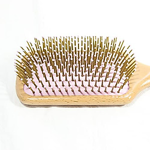 hair comb (square, pink)