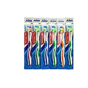 Aim® Massage Pro Toothbrush Soft 6-Pack