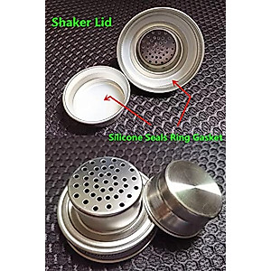 Mason Jar Regular Mouth Shaker Lids 316 Stainless Steel Wide Mouth Sprouting Lids Screen Mesh Strainer Lid for Salad Sprouts Alfalfa Broccoli Seeds Sprouter Kit