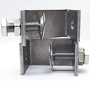 OBPSFY 4 Pcs C Clamp Tiger | 304 Stainless Steel C-Clamp Heavy Duty Woodworking Clamp Set | 65MM/2.6Inch Tiger Clamp Clip with Wide Jaw Openings for Welding/Carpenter/Building/Household