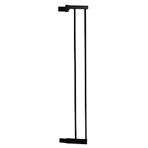 Cardinal Gates Medium Extension for Extra Tall Premium Pressure Gate, Black