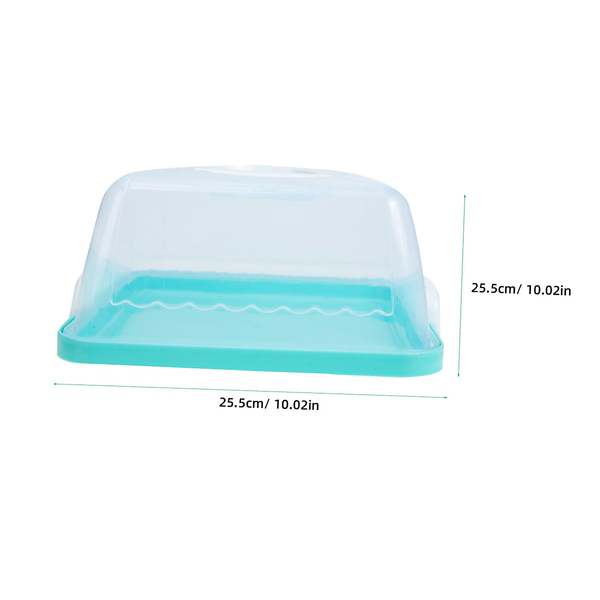 VICASKY Round Cake Carrier Two Sided Cake Holder Cake Carrier, Cake Stand with Lid and Handle, Cake Holder Storage