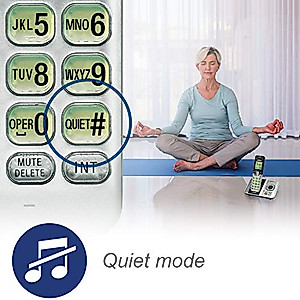 VTech CS6529-2 DECT 6.0 Phone Answering System with Caller ID/Call Waiting, 2 Cordless Handsets, Silver/Black