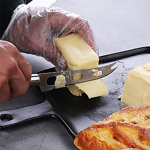 Vakitar Stainless Steel Three Holes Cheese Pizza Bread Cake Knife Kitchen Tools Easy To Carry