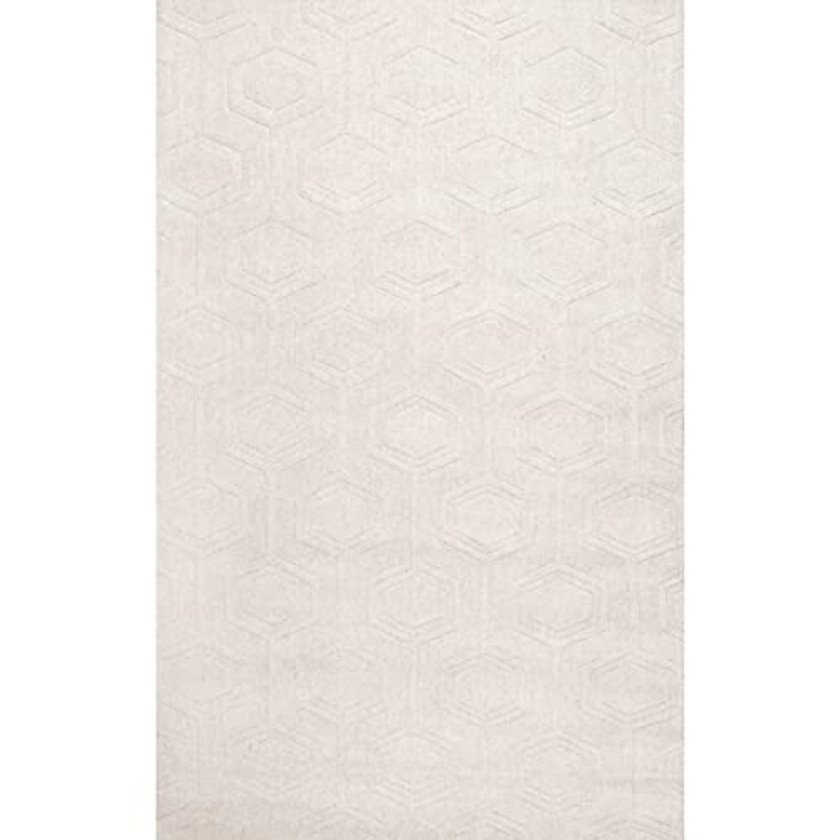 nuLOOM Ambrose Hand Woven Wool Area Rug, 8' 6" x 11' 6", Ivory
