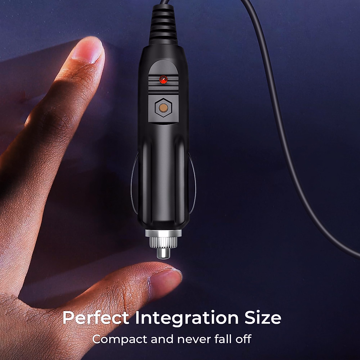 Digipartspower Car Adapter for Valentine One V1 Radar Laser Detector Auto Power Cord DC Charger