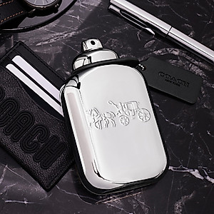 Coach Platinum Eau de Parfum - Long Lasting Fragrance with notes of Pineapple, Clary Sage & Vanilla Leather - Woody & Spicy - 2.0 fl. oz.