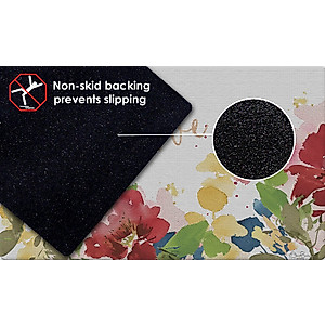 Toland Home Garden 800538 Love Blooms Spring Door Mat 18x30 Inch Flower Outdoor Doormat for Entryway Indoor Entrance