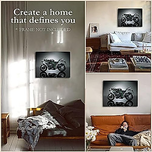 Qasrhibao JDM Toyota Supra Nissan Car Poster Skyline R34&Skyline R47 Poster Decorative Car Painting Picture Poster Artwork Wall Art for Living Room Bedroom Office Home Decoration-frameless