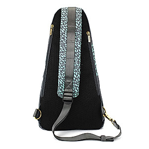 CHALA CV-Escape Sling Backpack - Women Nylon RFID Crossbody Sling Bag - Dragonfly - gray