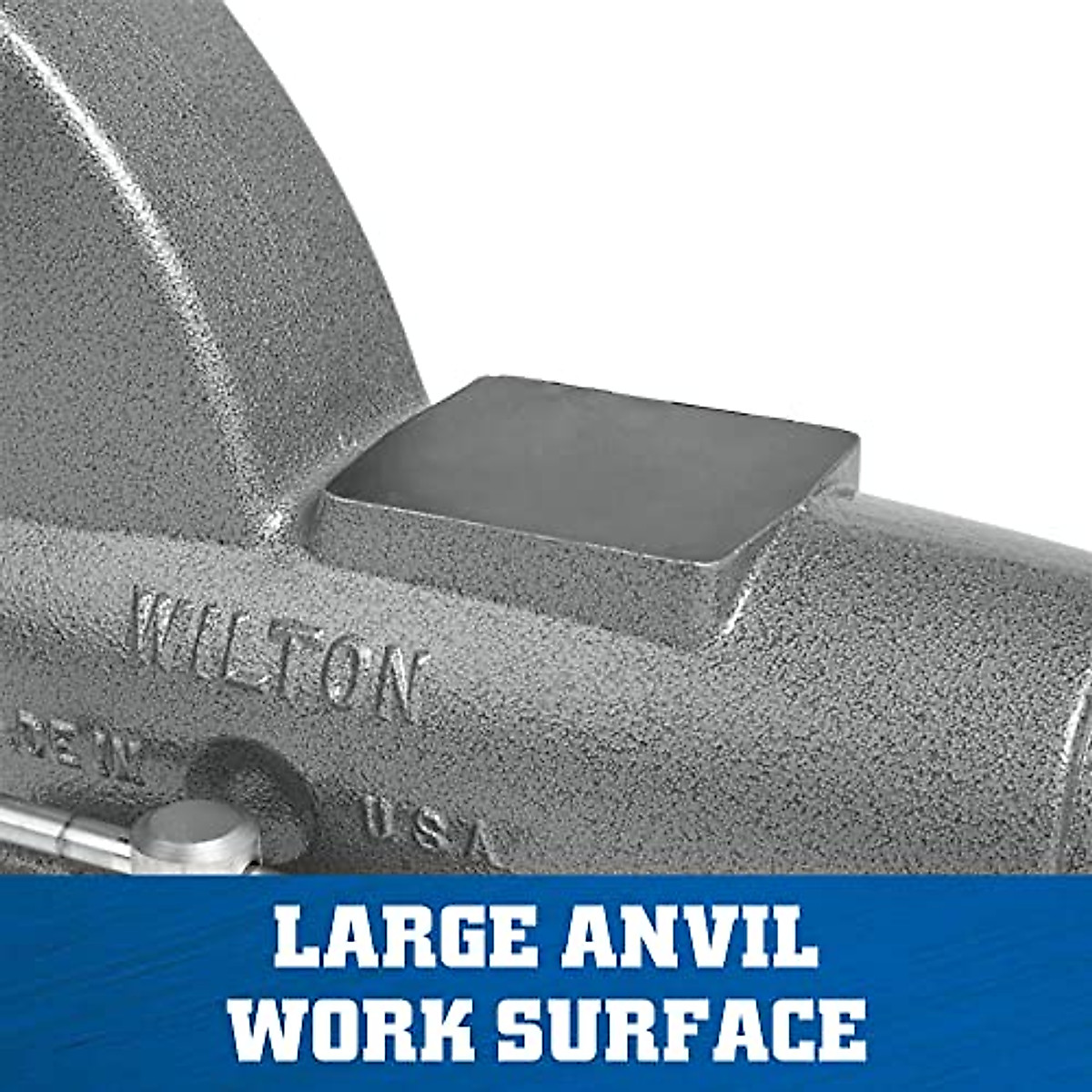 Wilton C-2 Pipe And Bench Vise, 5" Jaw Width, 7" Max Jaw Opening, 5-5/16" Throat (28827)