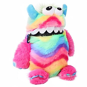 Toyland® 9" (23cm) Rainbow Colour Worry Monster Plush Soft Toy - Loves Eating Your Worries