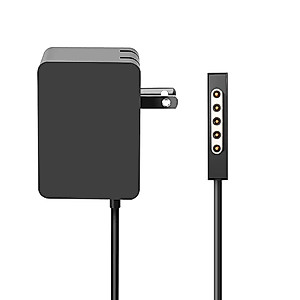 24W 12V 2A Portable Charger Power Supply for Microsoft Surface RT Surface Pro 1 and Surface 2 1512 Charger, by HESSURE