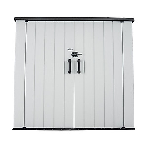 Lifetime Outdoor Utility Storage Shed with Double Wall Steel-Reinforced Construction, 6.3 x 3.6 FT