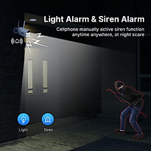 Hiseeu 10CH 4K NVR Wireless Security Camera System Outdoor Indoor, AI Human Detection, 2-Way Audio, 4MP Solar Powered Cameras with Color Night Vision, IP66 Waterproof, 1TB Hard Drive preinstalled