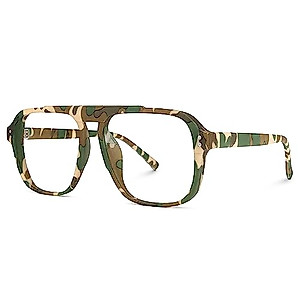 VOOGLAM Aviator Blue Light Blocking Glasses for Women Men Anti UV Eyestrain Eyewear Green Sosa GOT743013-01