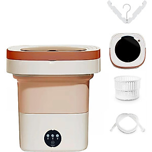 WILDROME- Portable washing machine and dryer -small washing machine mini -9L- portable collapsible washing machine - Foldable Mini Washing Machine for baby Clothes- portable washer for apartments
