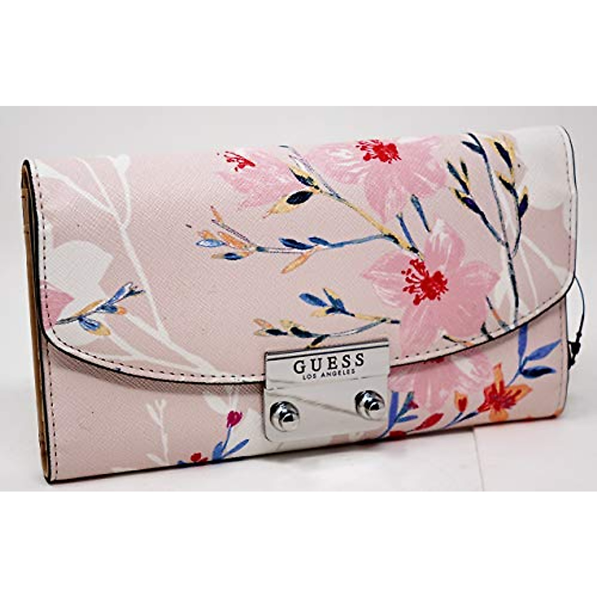 GUESS Women's Logo Floral Front Pocket Tote Bag Handbag & Wallet Set