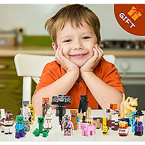 QEVXE 29Packs Cartoon Party Favor Figures Toys Set, Game Cake Toppers Mini Figures, Party Gift for Kids, 1.8inch