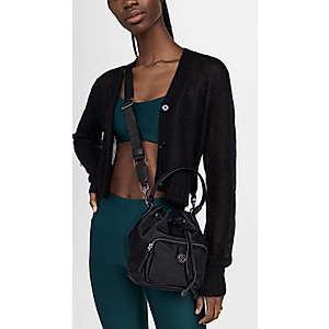Tory Burch Women's Virginia Bucket Bag, Black, One Size