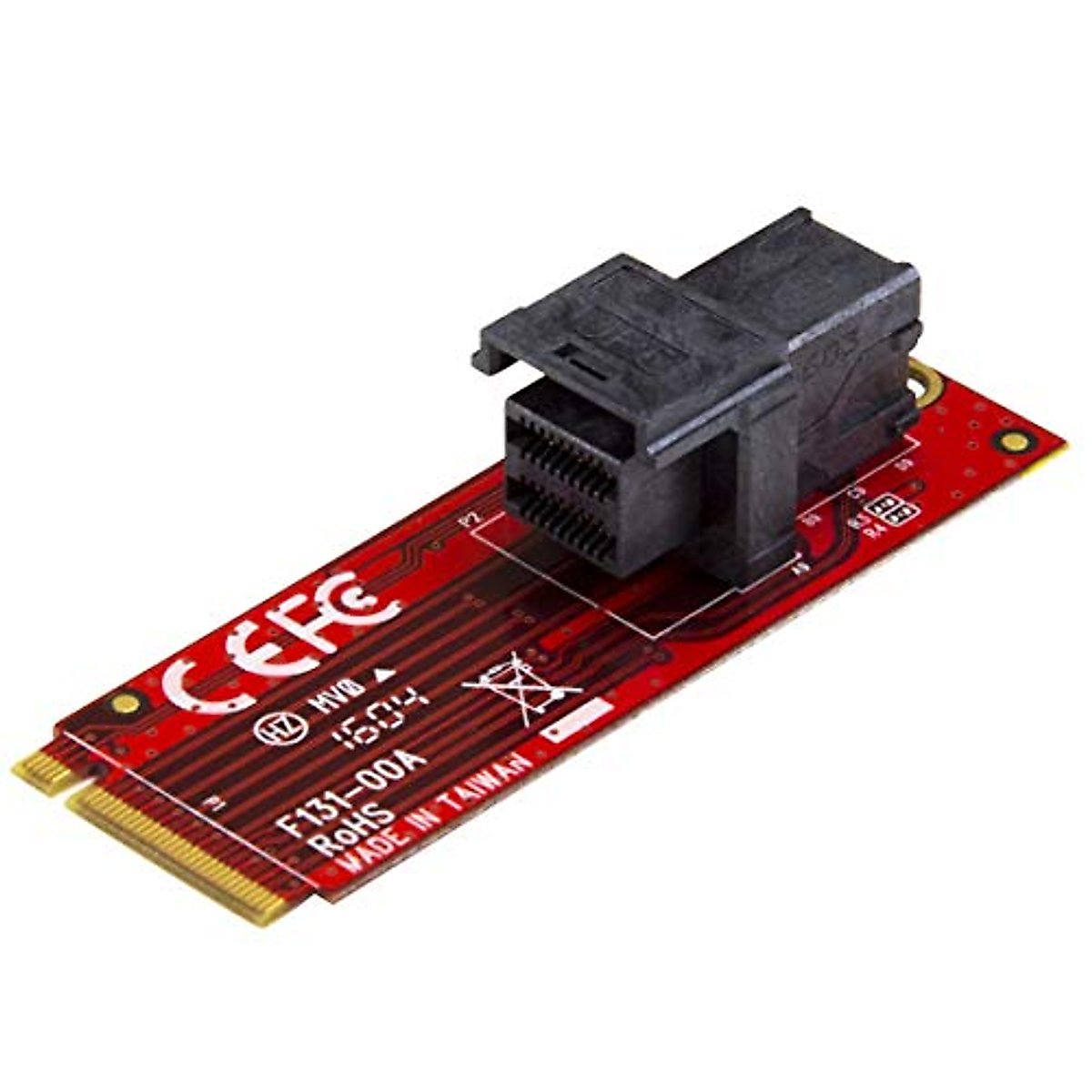 StarTech.com U.2 to M.2 Adapter - for 1 x U.2 PCIe NVMe SSD - M.2 PCIe x4 Host Interface - U.2 SSD - M.2 PCIe Adapter - U.2 Drive , TAA (M2E4SFF8643)