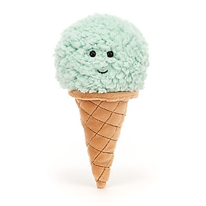 Jellycat Irresistible Ice Cream Mint Food Plush