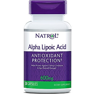 Natrol Alpha Lipoic Acid 600 Mg, 30 count