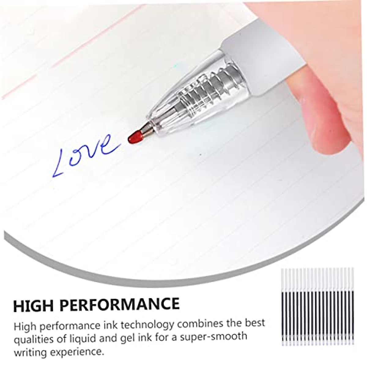 STOBOK 400 Pcs Refill Ink for Fountain Pens Calligraphy Pen Set Eraseable Ball Point Pens Pen Refills Rolling Pens Pen Refills Smooth Cartridge Refills Cartridge Refill Replacements