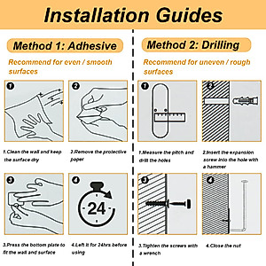 Single Hand Paper Towel Holder, Black Paper Towel Holder with Ratcheting Mechanism Paper Towel Dispenser Wall Mount Under Cabinet Paper Towel Holder Self-Adhesive or Drilled for Kitchen Bathroom RV