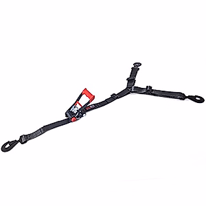 SpeedStrap 2" Heavy Duty 3-Point Spare Tire Hold Down with Flat Snap Hook. Ideal for Securing Buggy, Jeep or Truck Tires (1 Strap)