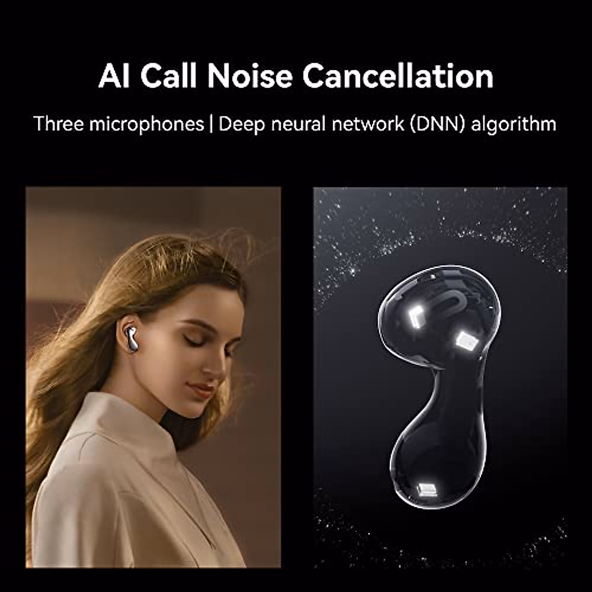 HUAWEI FreeBuds 5 Wireless Earbuds - Bluetooth Earphones with Noise Cancelling - Curved in Ear Headphones with Optimal Fit - Long Battery Life and Water Resistant - Hi-Res Certified (Silver Frost)