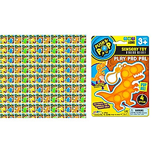 JA-RU Pop It Keychain Bubble Fidget Toy (144 Units Assorted) Sensory Toys Push Cheap Popper Popping Toy Cheap Popper Fidget Toy Pack Stress Relief Toy Game Birthday Party Favors Stuffers 4781-144s