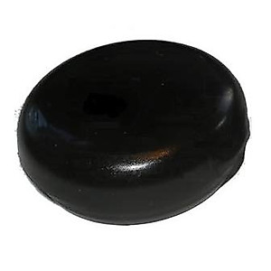 NickHouse 1-1/2" Deluxe Wrought Iron Outdoor Patio Furniture Glides Inserts End Caps for Table and Chair Feet (16, Black)