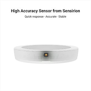 Qingping Digital Bluetooth Thermometer Hygrometer, Accurate Temperature Humidity Monitor, Indoor Smart Temperature Sensor and Humidity Gauge with E Ink Display, 30-Day Free Data Storage for Home