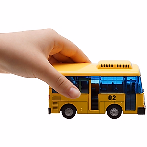 The Little Bus Tayo and freinds - Lani Metal Die Cast Bus Cars Toy Pull-Back Motor Vehicle Ride car Toys for Kids (Lani)