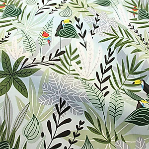 6 Pieces Cotton Fabric Squares Quilting Sewing Floral Pattern Precut Patchwork Fabric for Craft DIY Handicraft 15 x20"