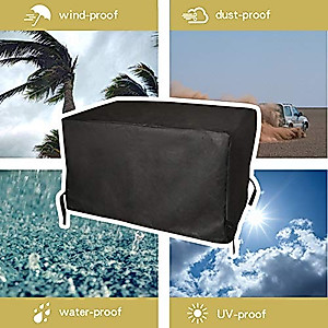 Stanbroil Outdoor Heavy Duty Waterproof Gas Grill Cover Fits Cuisinart All Foods Gas Grill, Replacement for Cuisinart CGC-21, Black