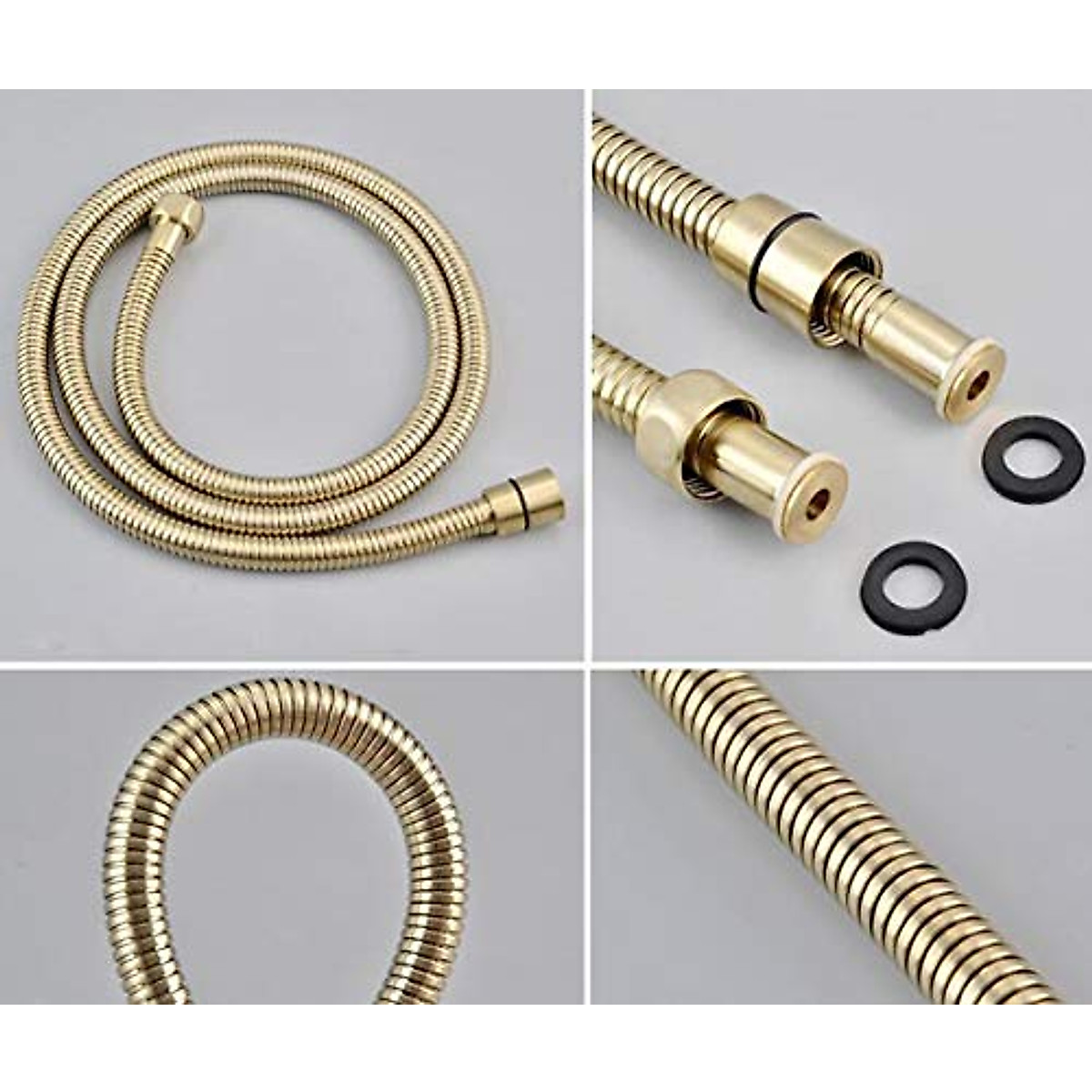 BINCAVIDOU Bidet Spray Set Brass Hot and Cold Water Bidet Bathroom Hand Shower Bidet Toilet Sprayer Hygienic Shower Wall Mounted Bidet Tap Set,C