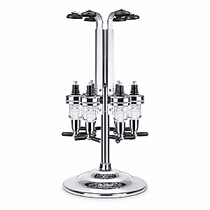 Final Touch 6 Bottle Rotating Liquor Dispenser/Bar Caddy (FTA1816)