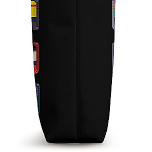 80s Music Discs Funny 80s Music Outfit 70s Music Tote Bag