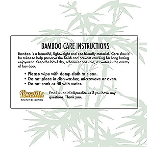 Large Reusable Popcorn Bowl and Chip Holder, Snack Container | Serving Bucket for Family and Parties | Lightweight Bamboo Wood Party Bowls, Buckets, Holders and Containers