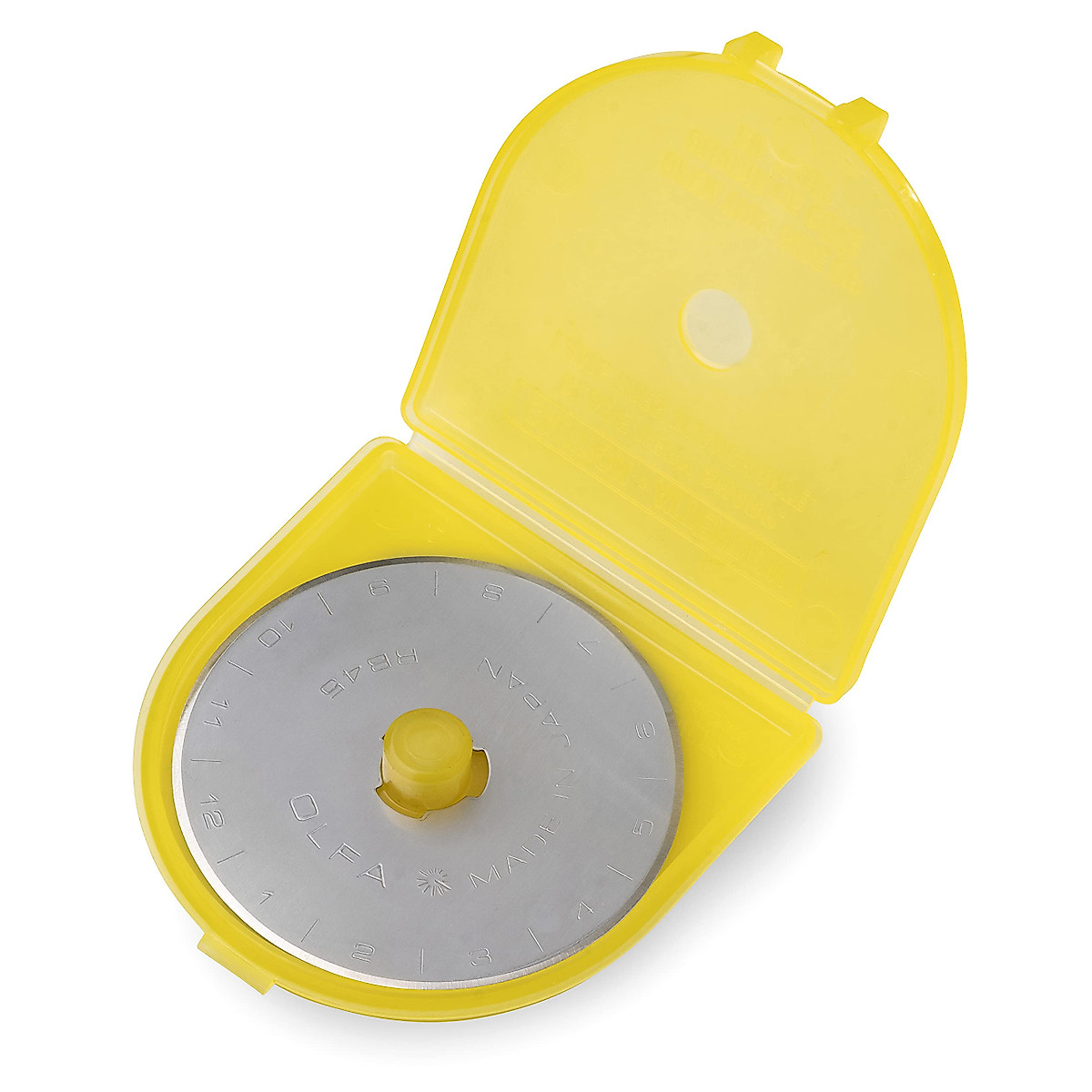 OLFA 1079062 RB45-2 45mm Straight Edge Rotary Blade, 2-Pack