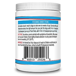 PancreaMax 10x Pancreatic Enzymes for Dogs and Cats (12 oz) Powder (Made in U.S.A). Pancreatin 10X for Dogs and Cats Contain Pancreatic Enzyme, High Strength, Low Odor.(10x Porcine Pancreatin)