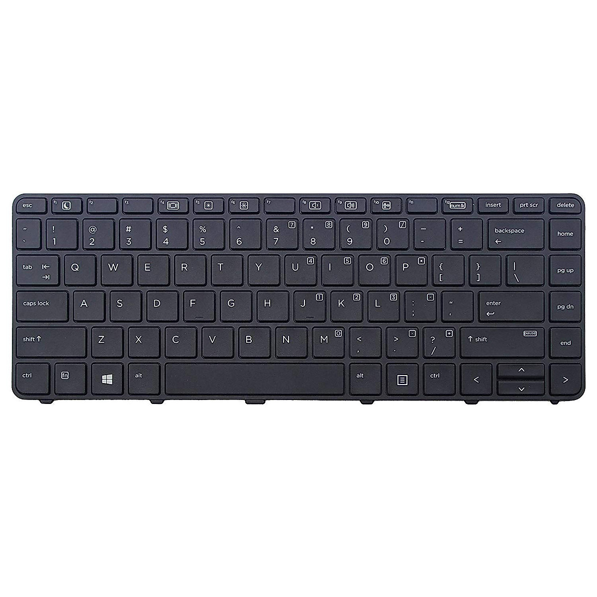 AUTENS Replacement US Keyboard for HP Probook 430 G3/430 G4/440 G3/440 G4/445 G3/640 G2/645 G2 Laptop (No Backlight)